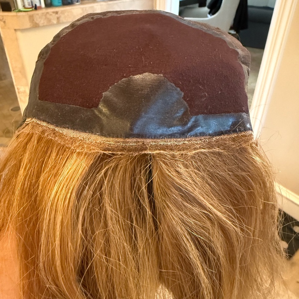 Hair | Auburnstrawberry Blonde Wig Lacehuman Hair | Poshmark